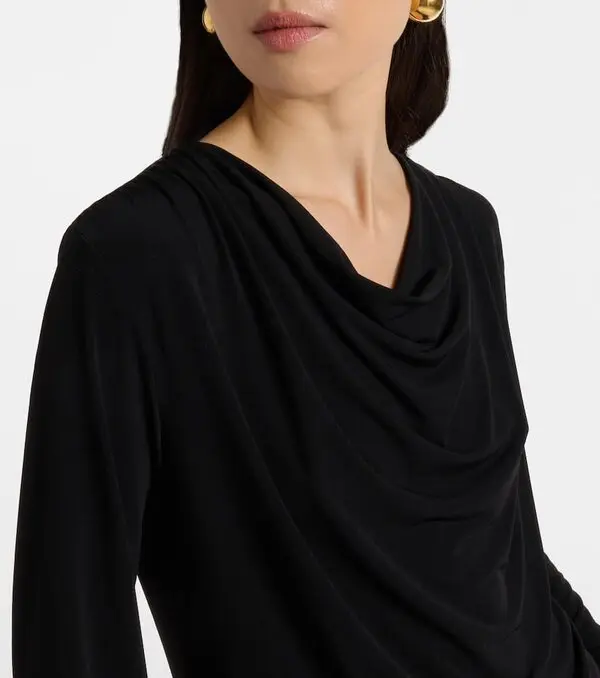 Vince Draped Jersey Top