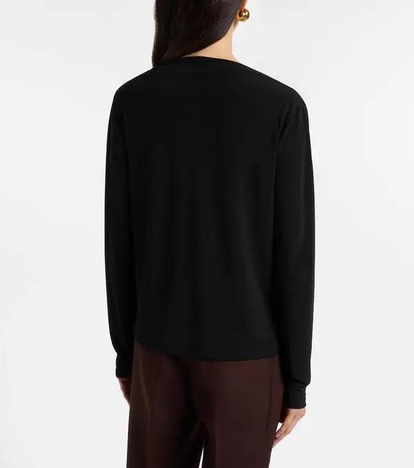 Vince Draped Jersey Top