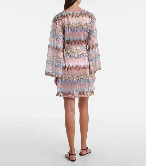 Melissa Odabash Anna Zig Zag Stripe Beach Cover-up - Multicoloured