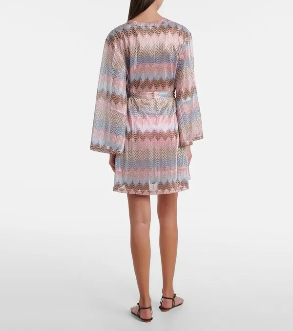 Melissa Odabash Anna Zig Zag Stripe Beach Cover-up - Multicoloured