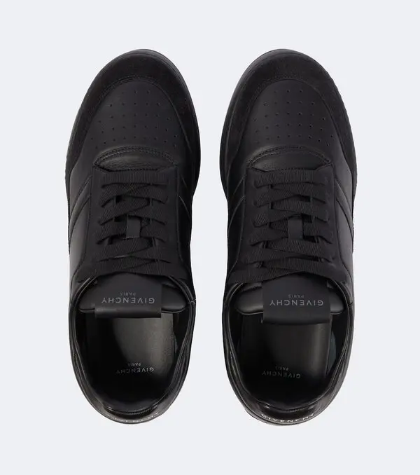 Givenchy Yard Court Leather Sneakers - Black