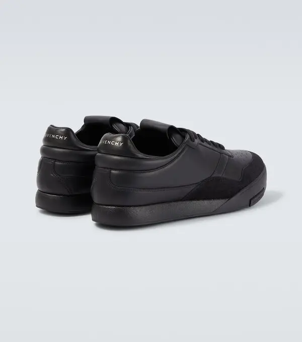 Givenchy Yard Court Leather Sneakers - Black