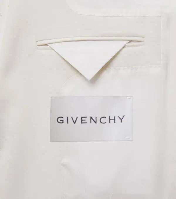 Givenchy Wool And Mohair Suit Jacket