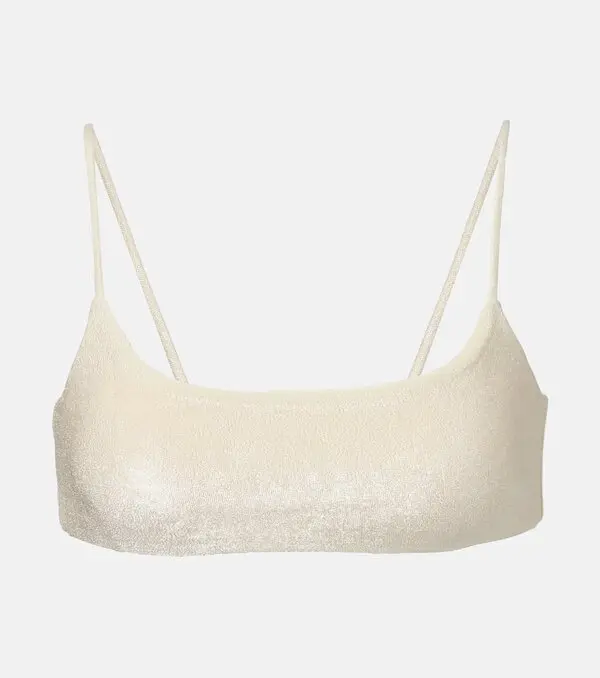 Jade Swim Muse Bikini Top - Beige