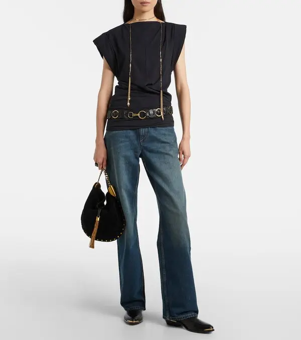 Isabel Marant Étoile Dromie Mid-rise Straight Jeans - Blue