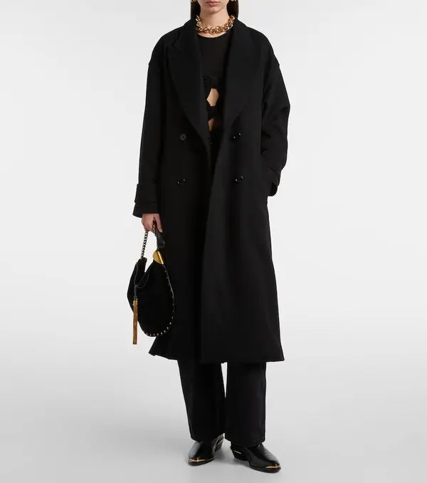 Isabel Marant Étoile Winry Wool And Cashmere Coat - Black