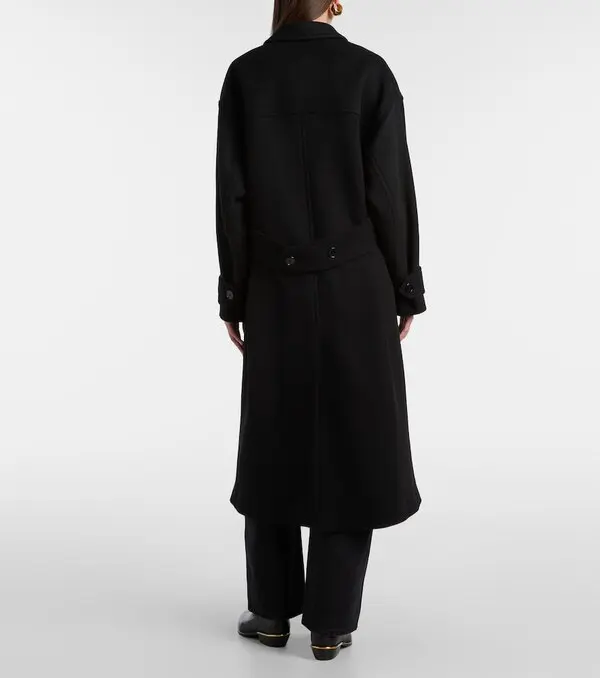 Isabel Marant Étoile Winry Wool And Cashmere Coat - Black