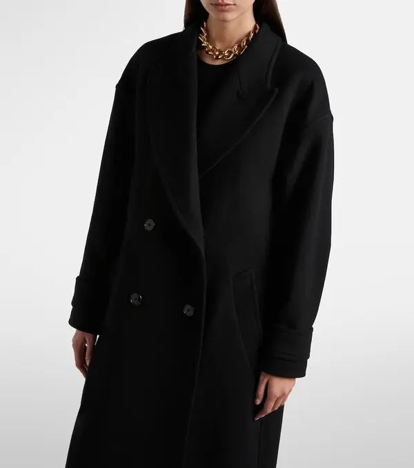 Isabel Marant Étoile Winry Wool And Cashmere Coat - Black