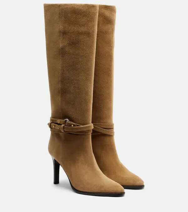 Isabel Marant Étoile Ieva 90 Suede Knee-high Boots - Beige