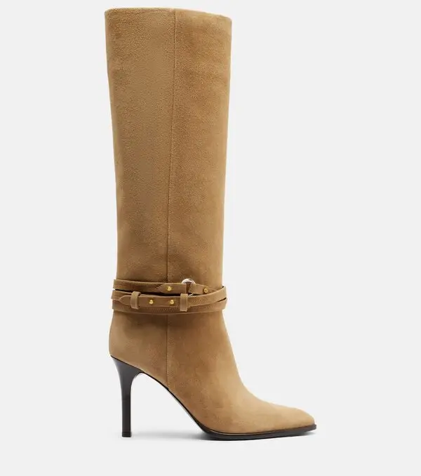 Isabel Marant Étoile Ieva 90 Suede Knee-high Boots - Beige