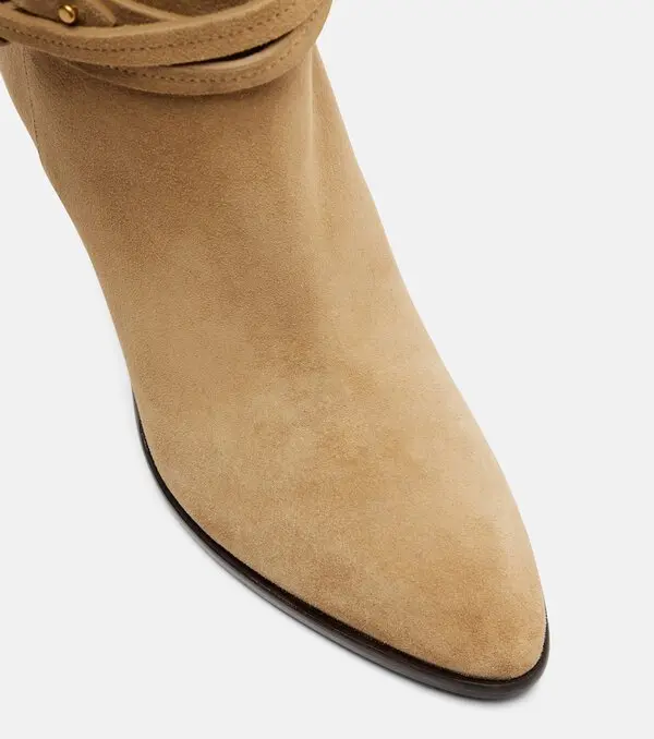 Isabel Marant Étoile Ieva 90 Suede Knee-high Boots - Beige