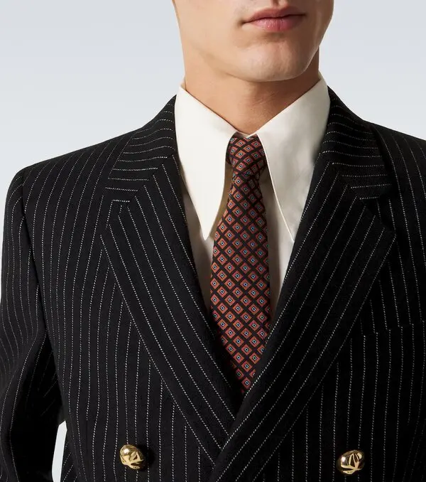 Valentino Garavani Vlogo Silk Jacquard Tie - Multicoloured