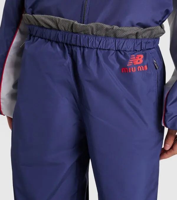 Miu Miu X New Balance Poplin Track Pants