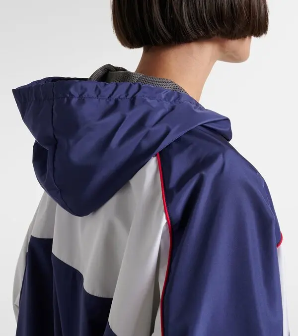 Miu Miu Poplin Track Jacket - Blue
