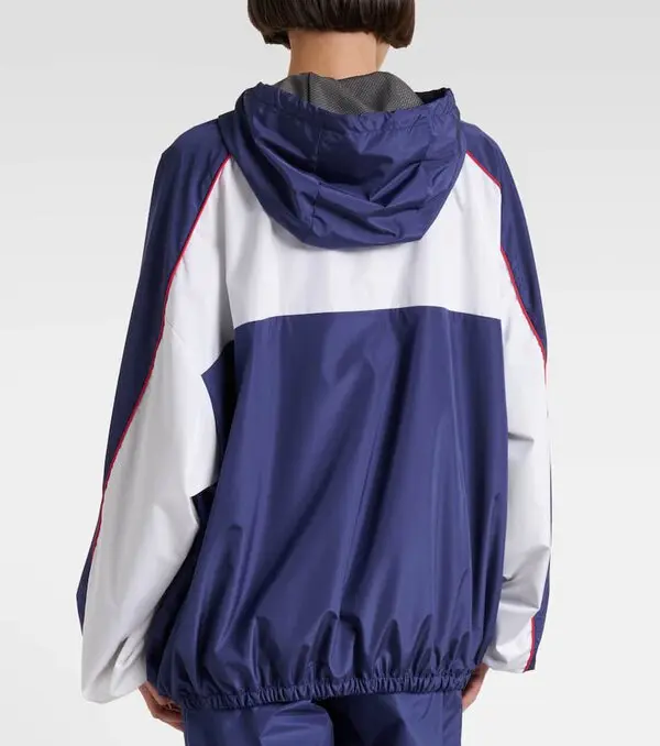 Miu Miu Poplin Track Jacket - Blue