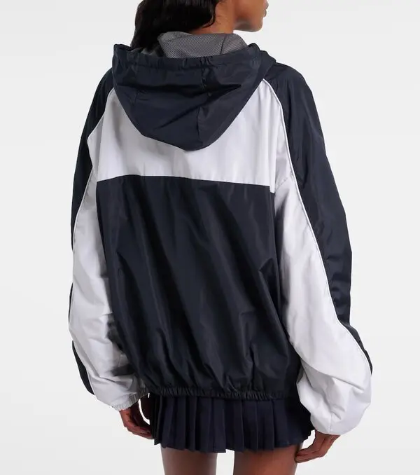 Miu Miu X New Balance Poplin Track Jacket - Blue