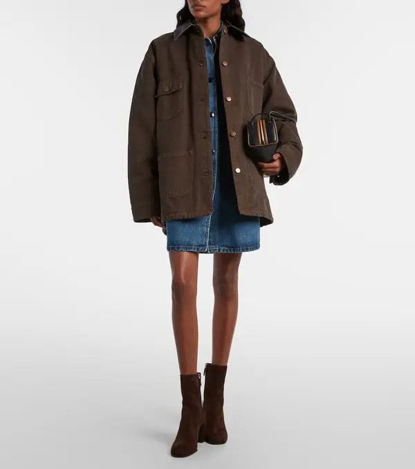 Prada Suede Ankle Boots - Brown
