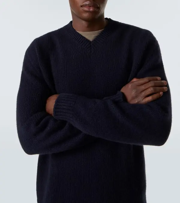 THE ROW Creed Cashmere Sweater - Blue