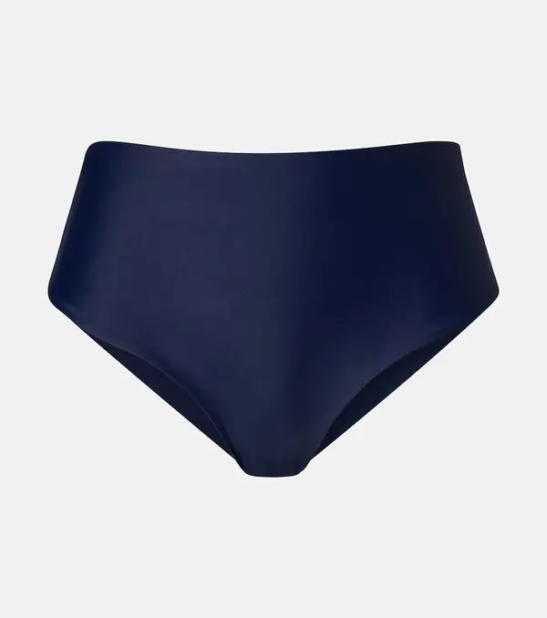 Jade Swim Bound High-rise Bikini Bottoms - Blue