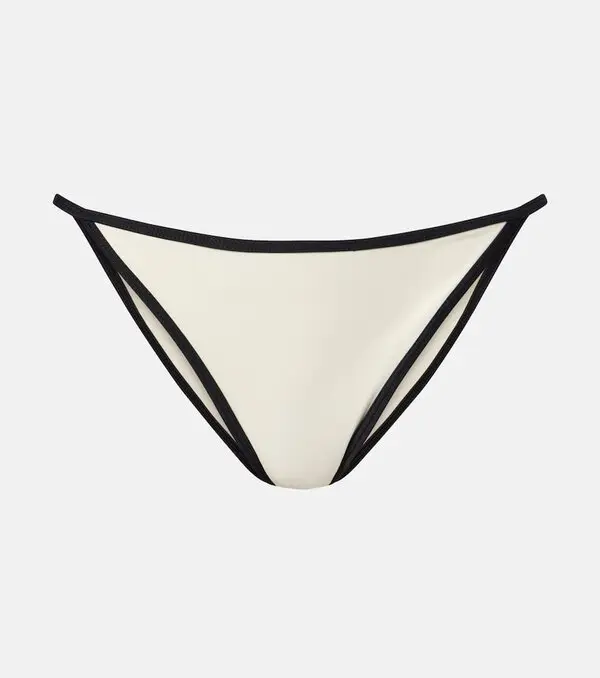 Jade Swim Bare Minimum Bikini Bottom - White