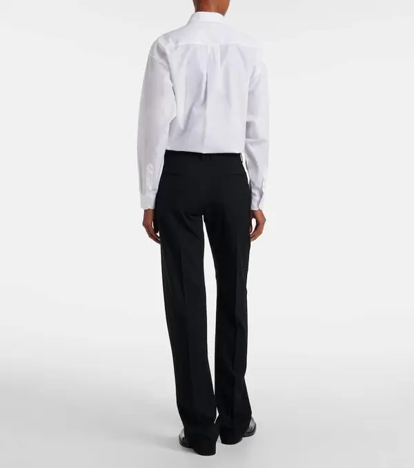 THE ROW Hiram Wool Straight Pants