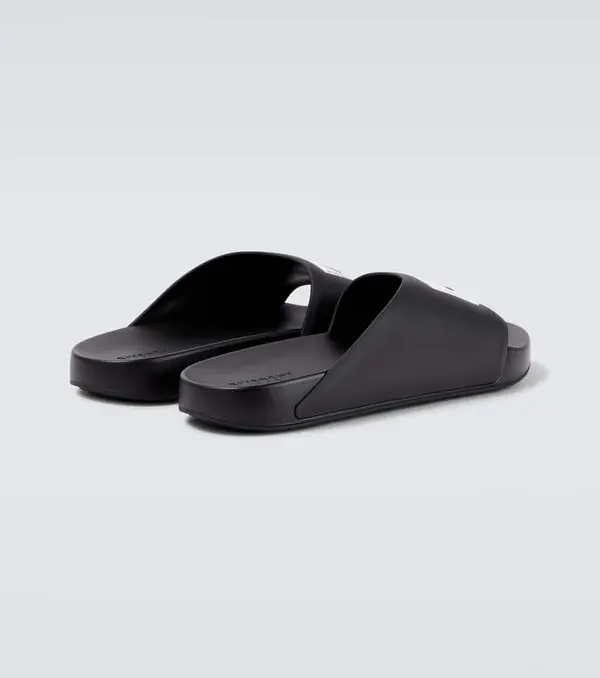 Givenchy Logo Slides - Black