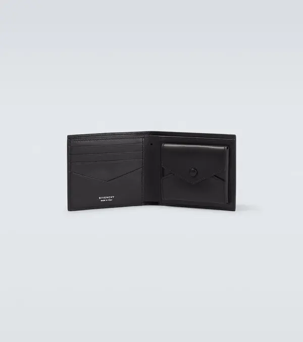 Givenchy Leather Bifold Wallet - Black