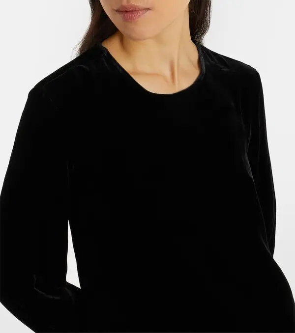 Asceno Larissa Velvet Mini Dress