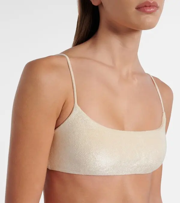 Jade Swim Muse Bikini Top - Beige