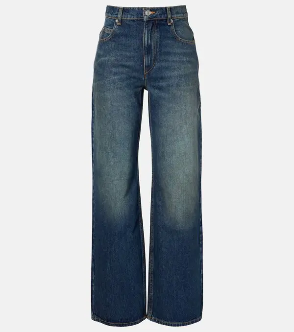 Isabel Marant Étoile Dromie Mid-rise Straight Jeans