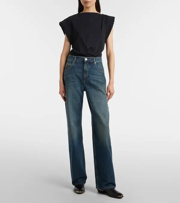 Isabel Marant Étoile Dromie Mid-rise Straight Jeans
