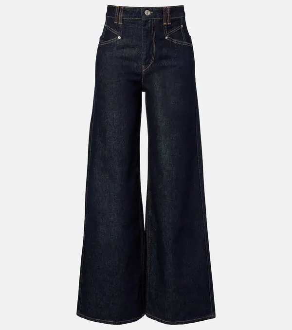 Isabel Marant Étoile Lemony Wide-leg Jeans - Blue