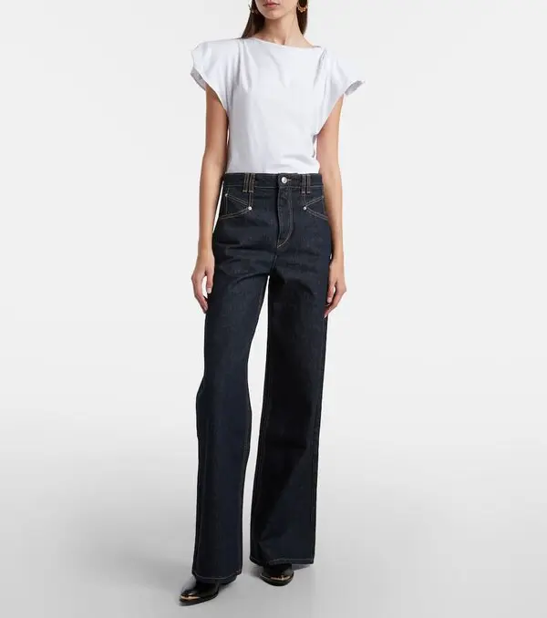 Isabel Marant Étoile Lemony Wide-leg Jeans - Blue