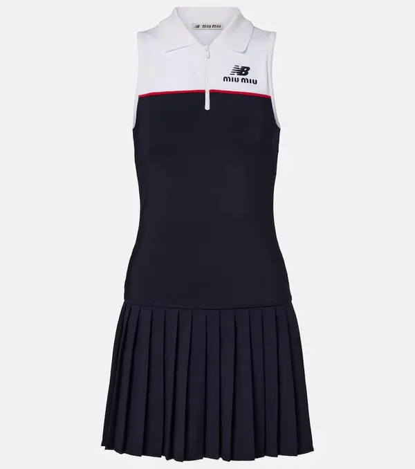 Miu Miu X New Balance Jersey Tennis Dress