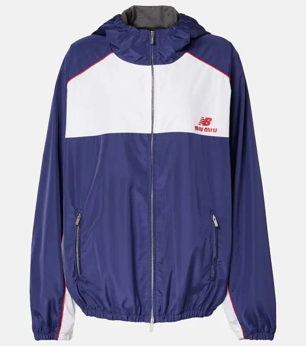 Miu Miu Poplin Track Jacket