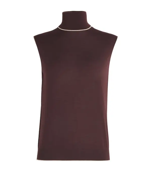 Eleventy Wool Sleeveless Top