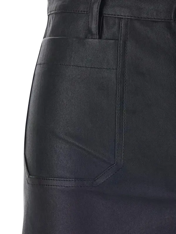 FRAME Leather Trousers