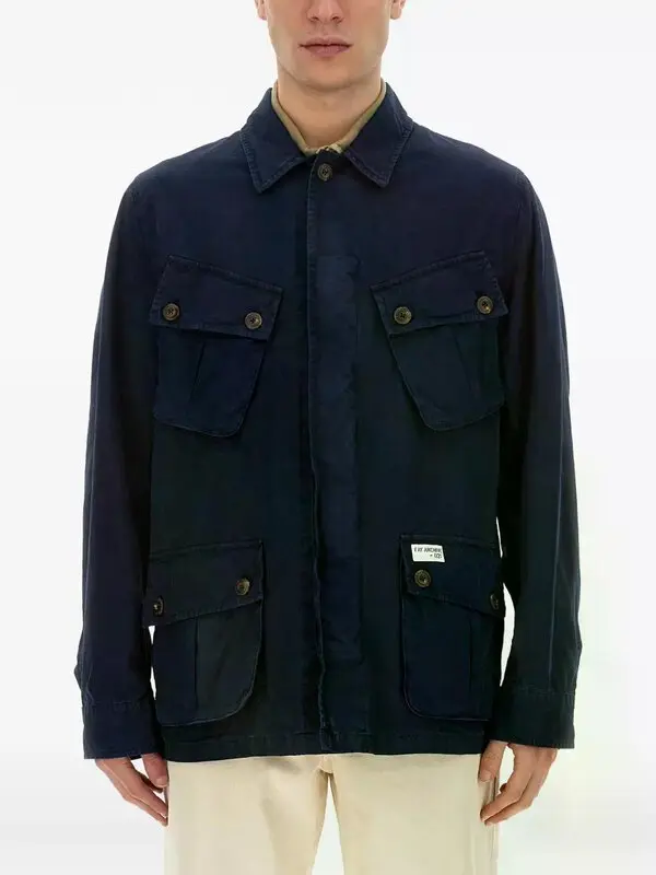 FAY Patch-pocket Shirt Jacket