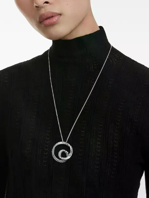 SWAROVSKI Matrix Circle Pendant Necklace