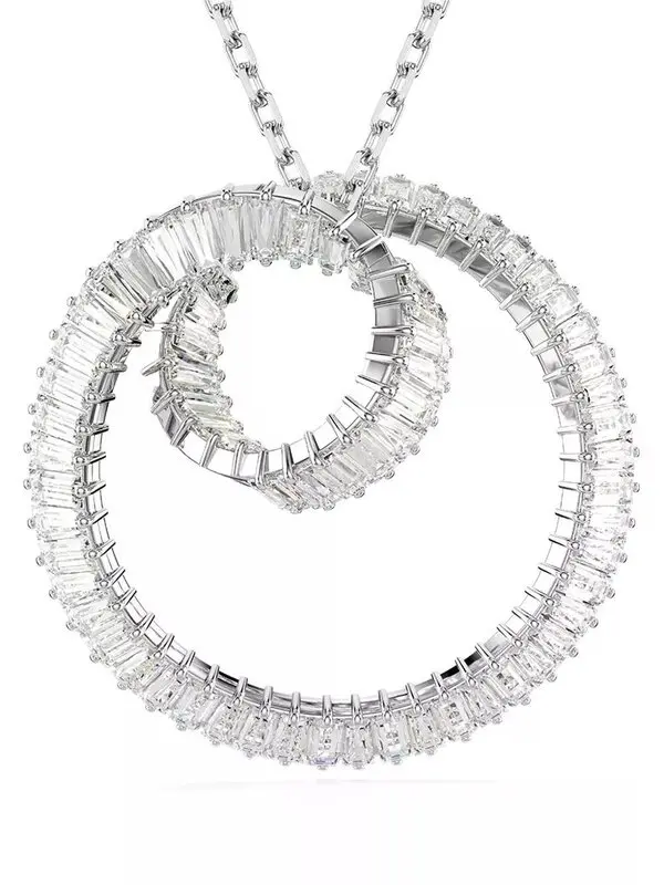 SWAROVSKI Matrix Circle Pendant Necklace