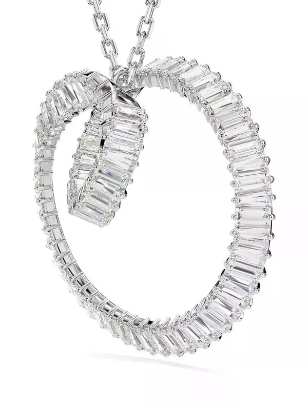 SWAROVSKI Matrix Circle Pendant Necklace