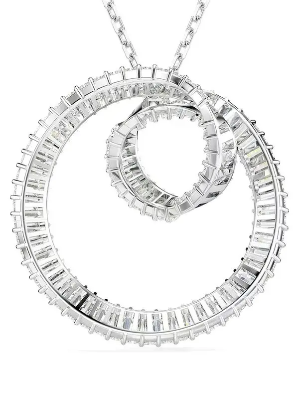 SWAROVSKI Matrix Circle Pendant Necklace