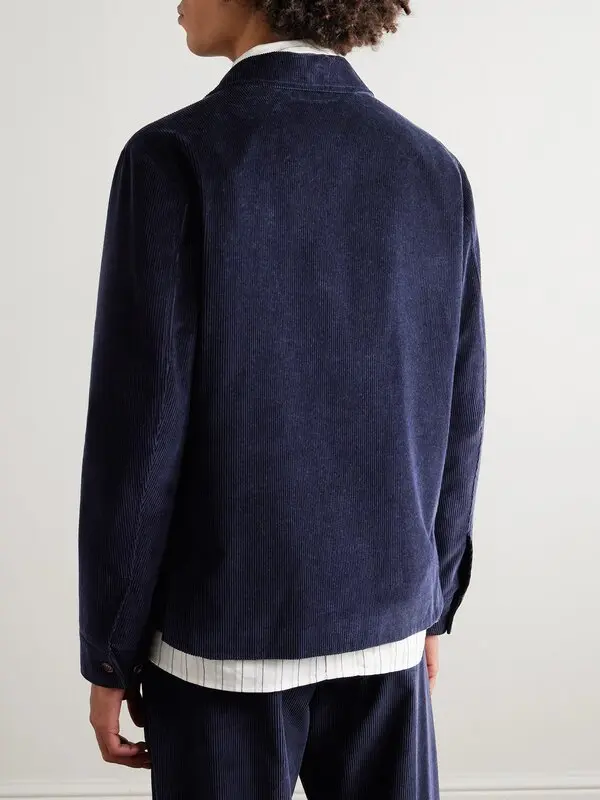 UMIT BENAN Quebec Cotton And Cashmere-blend Corduroy Jacket
