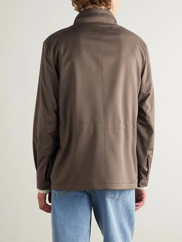 Zegna Morotin 250cc Shell Hooded Field Jacket
