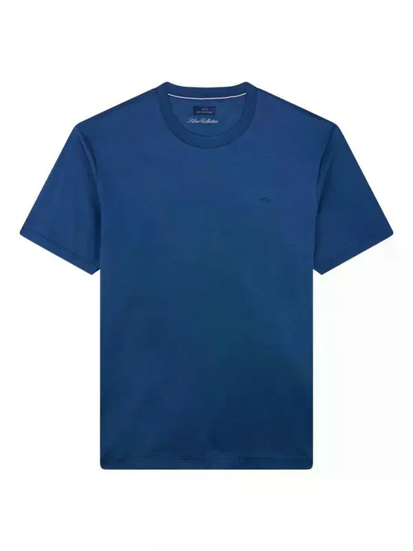 Paul & Shark Shark Fin Embroidery Jersey T-shirt