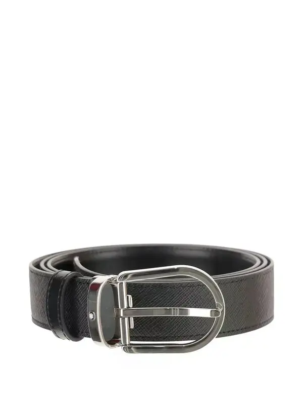 Montblanc Reversible Leather Belt - Black