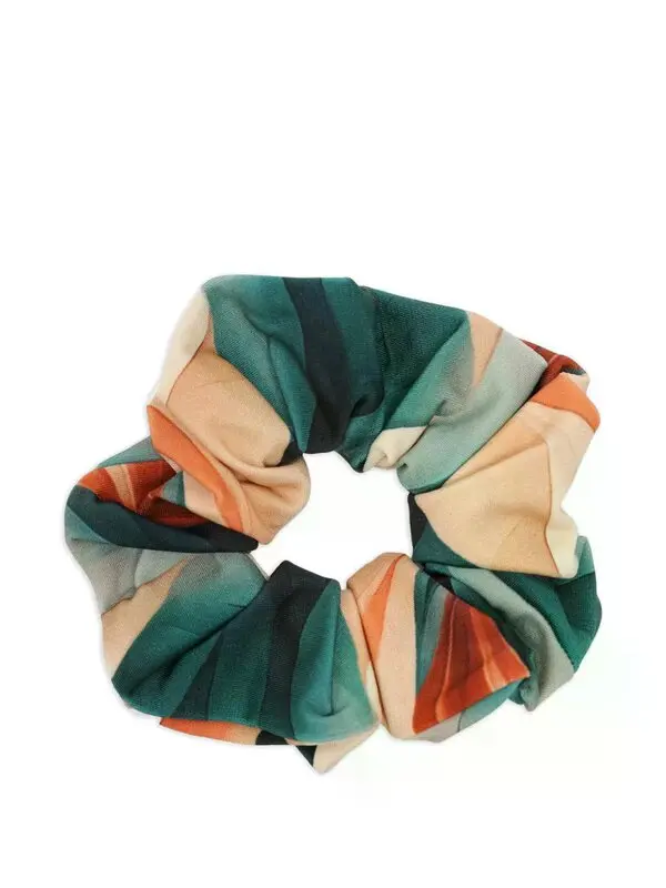 LYGIA & NANNY Lola Printed Scrunchie - Green