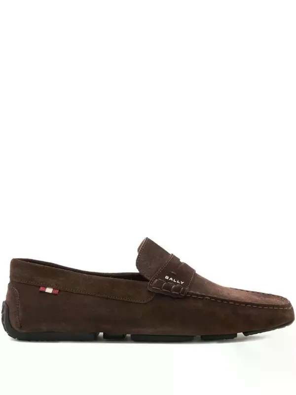 Bally Pilot Driver Suede Loafers