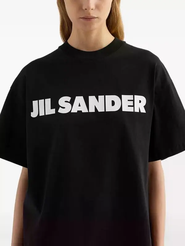 JIL SANDER Logo-print Short-sleeve T-shirt - Black