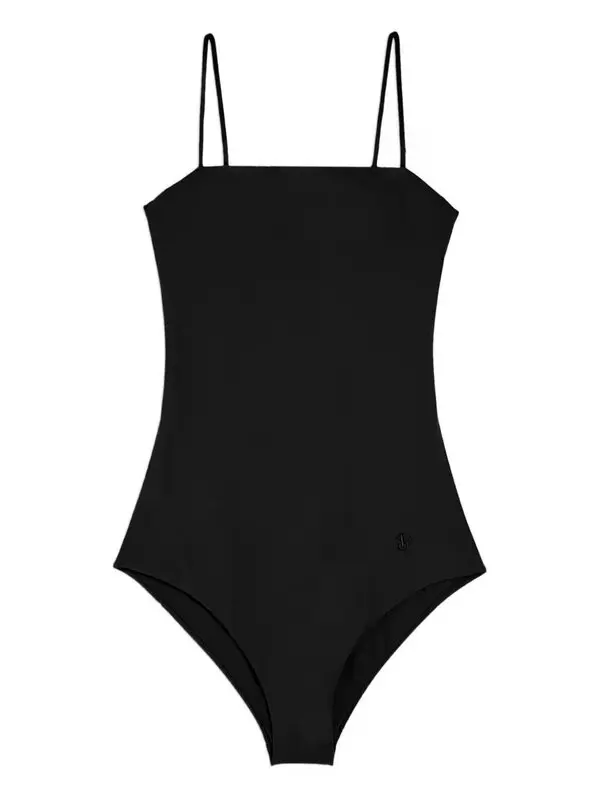 JIL SANDER Low Back One-piece Swimsuit - Black